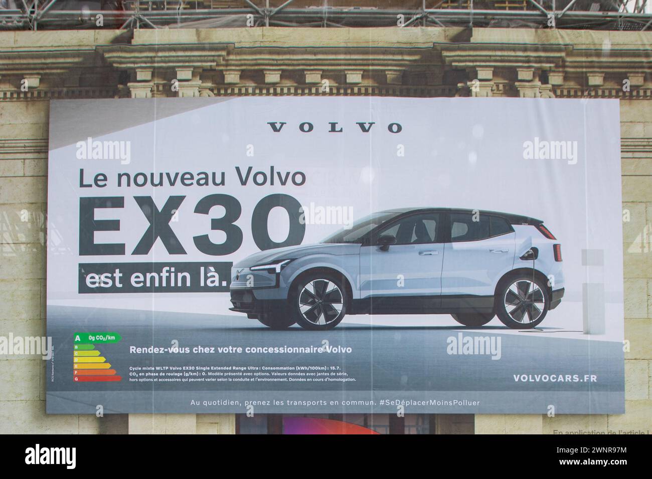 Bordeaux , France - 03 02 2024 : volvo ex30 car Electric Vehicle suv ...