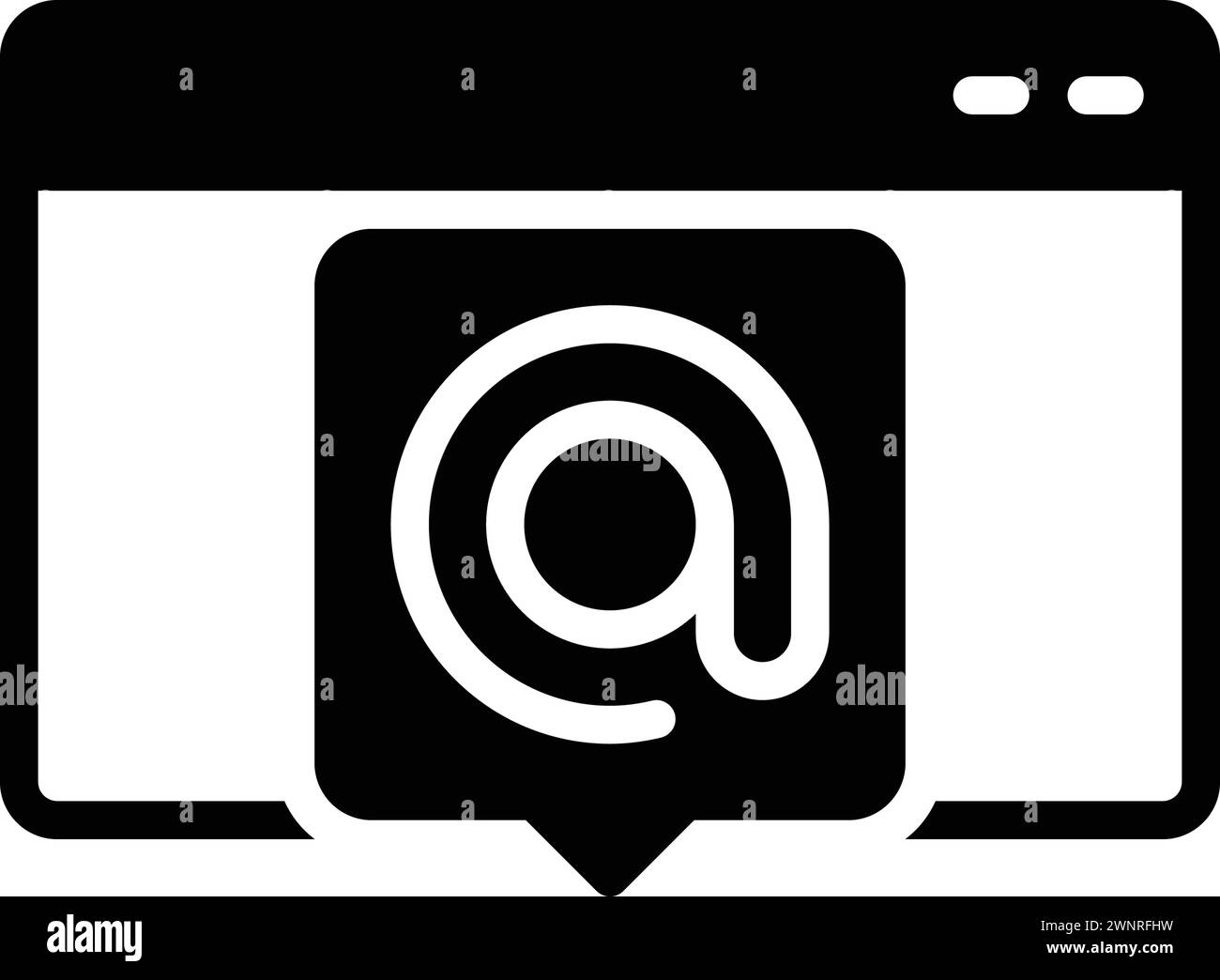 Logo alias Banque d'images noir et blanc - Alamy