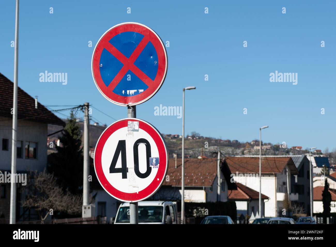 Allowed speed Banque de photographies et d’images à haute résolution ...