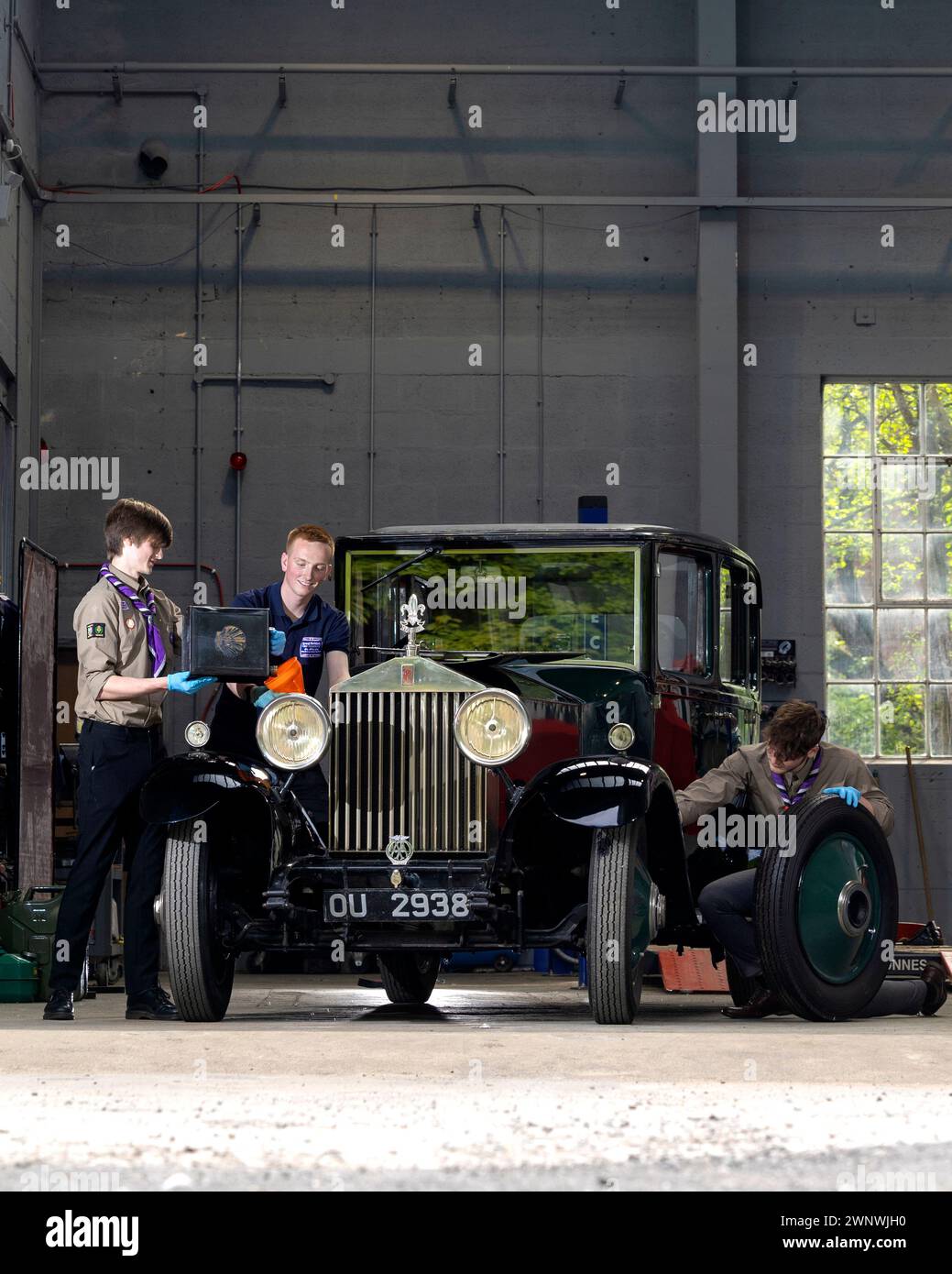 18/05/22 la Rolls-Royce appartenant à Lord Baden-Powell, est maintenant ...