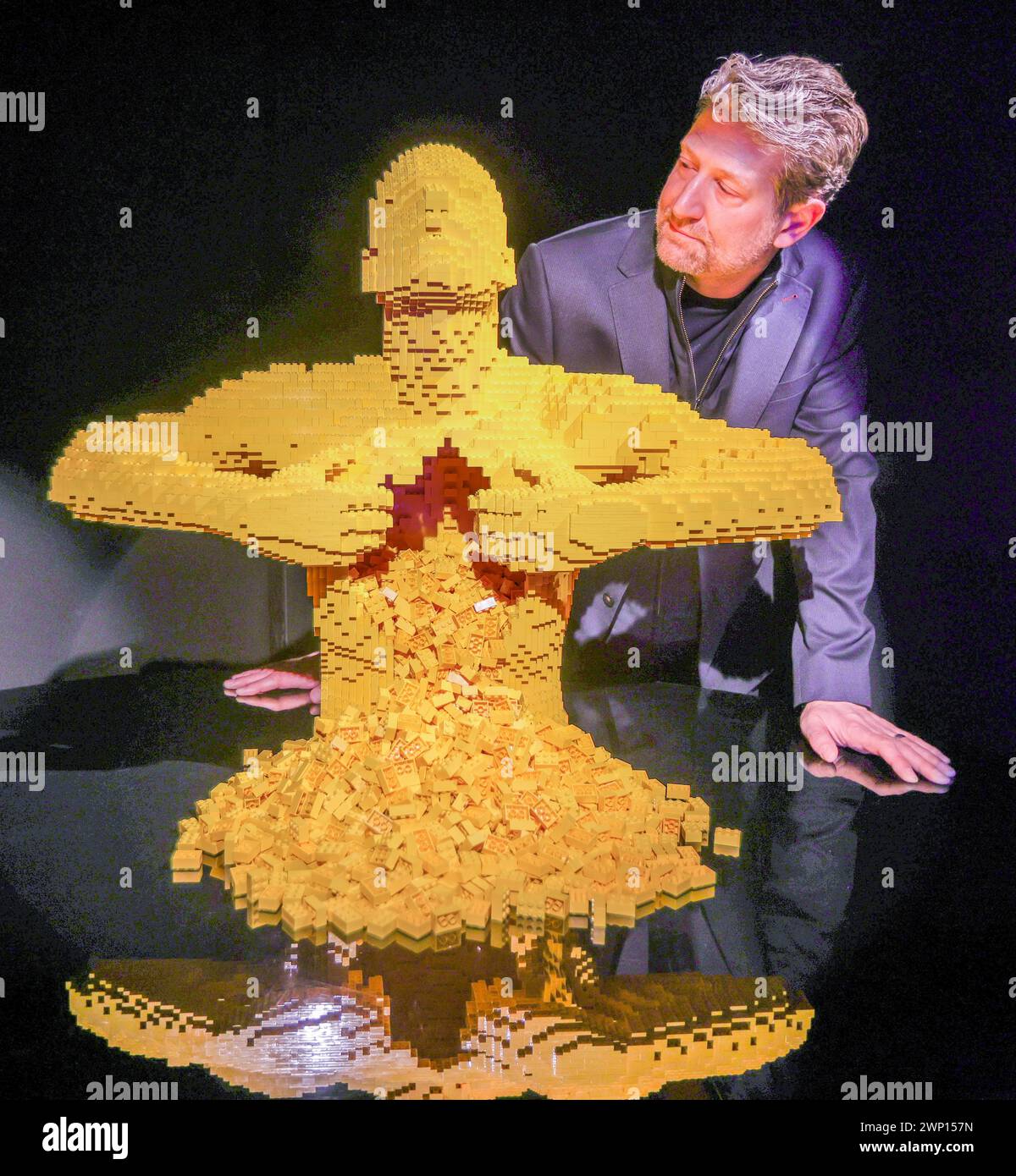 The Boiler House 152 Brick Lane, Londres 5 mars 2024 Nathan Sawaya ...