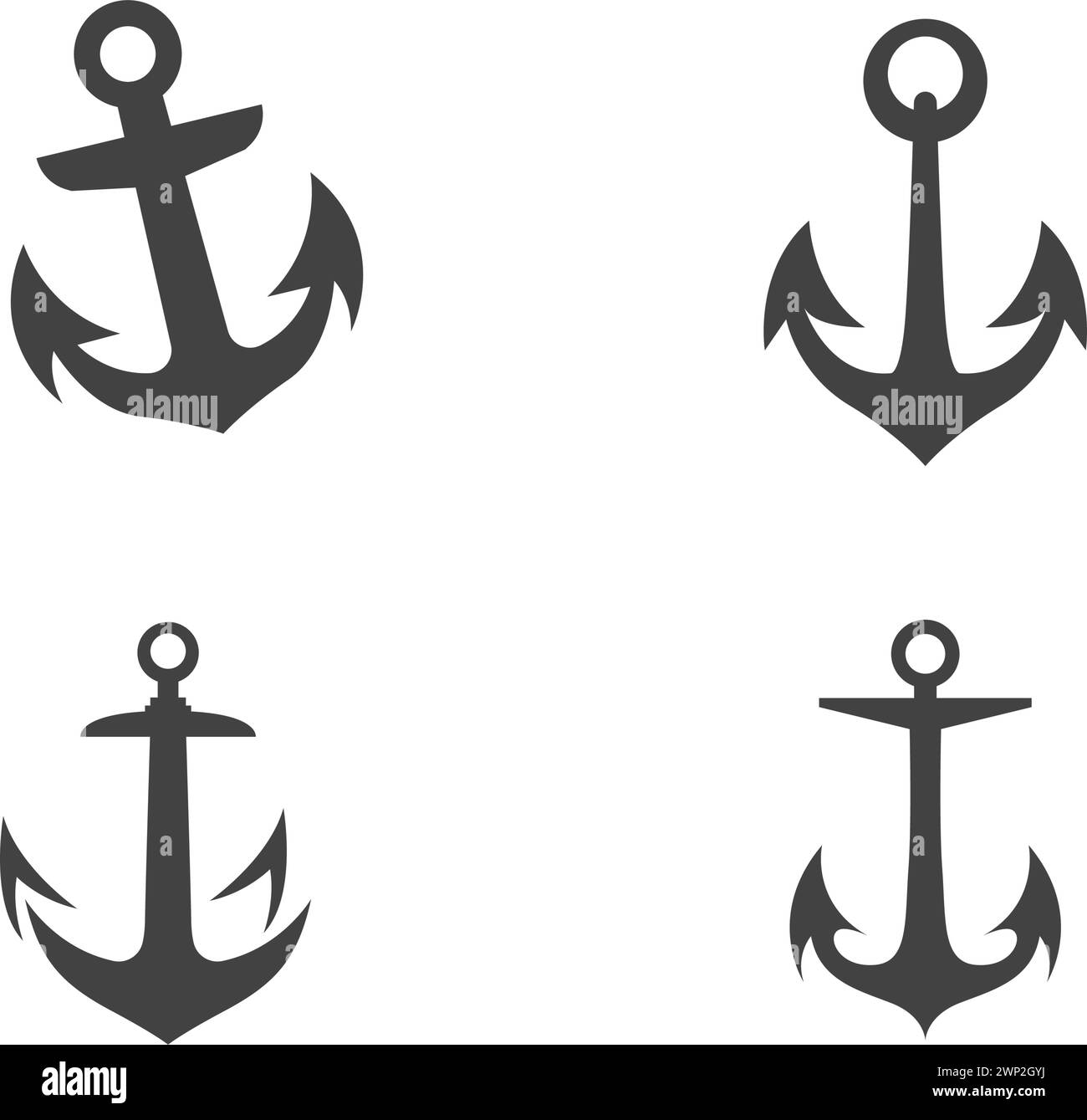 Vectores de vectores de anclaje Banque d'images vectorielles - Alamy