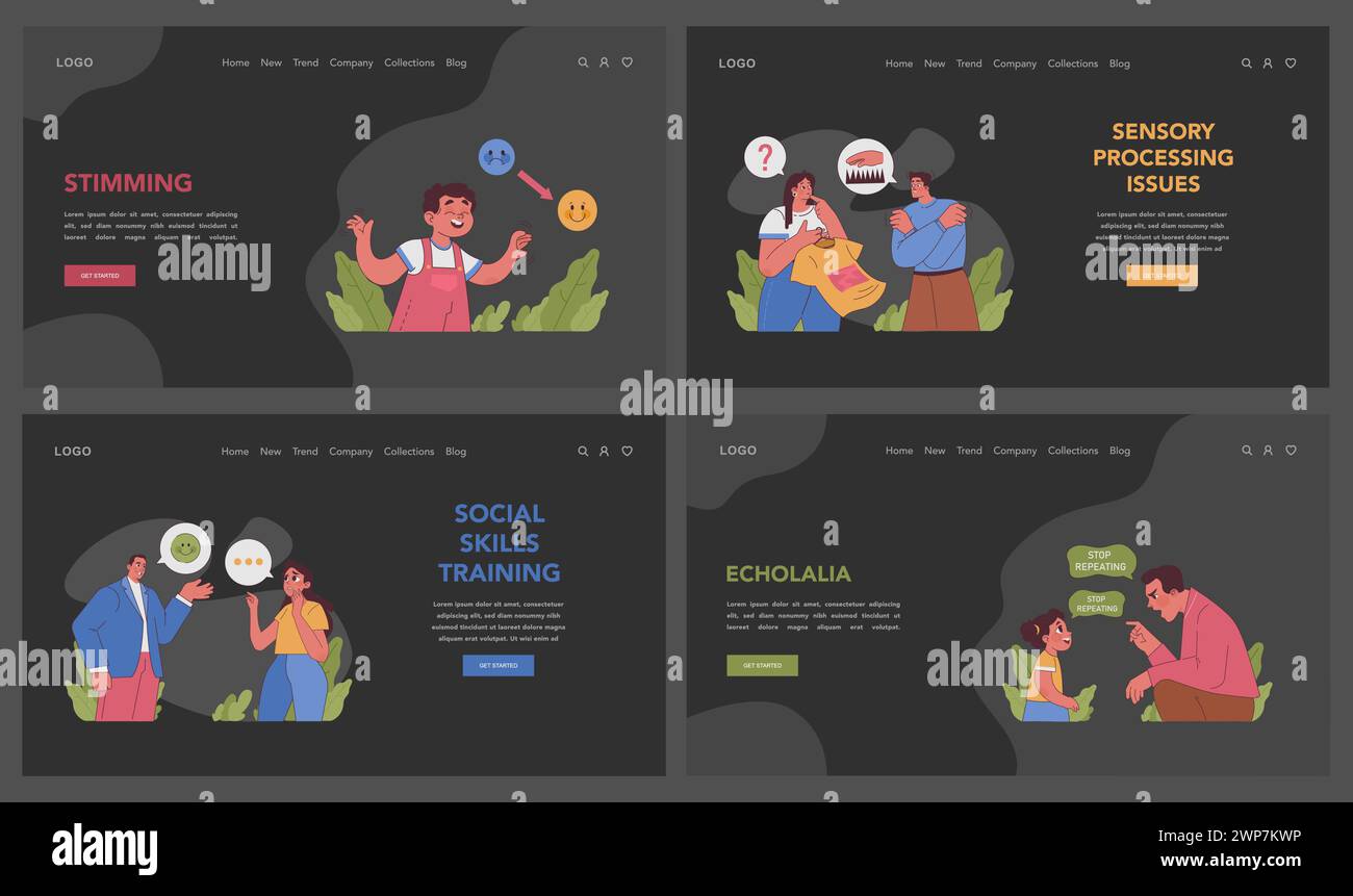 Concept de sensibilisation à l'autisme. Un regard complet sur le ...