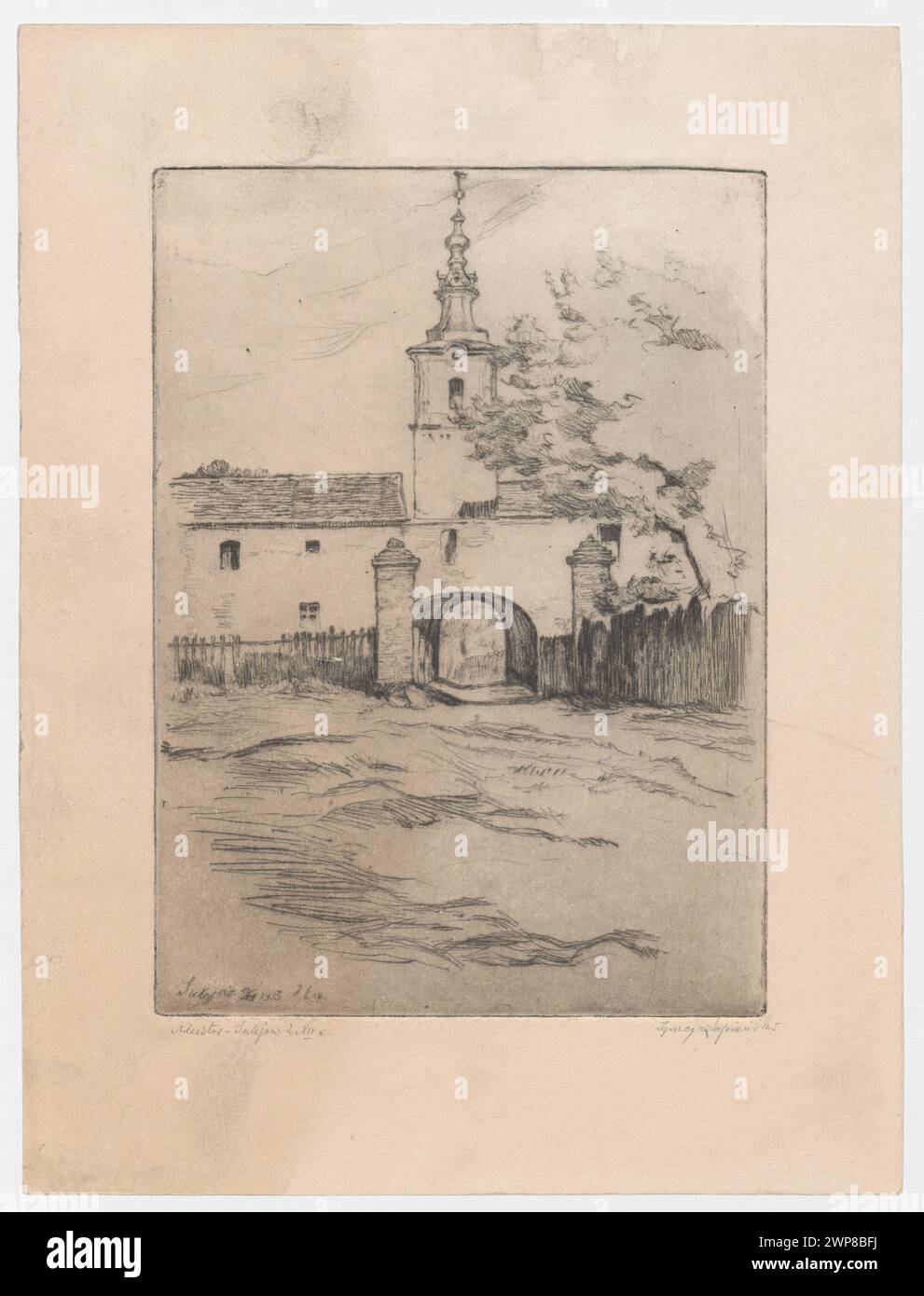 Monastère de Sulejów du XIIe siècle ; soins, Ignacy (1865-1941) ; 1935 ...