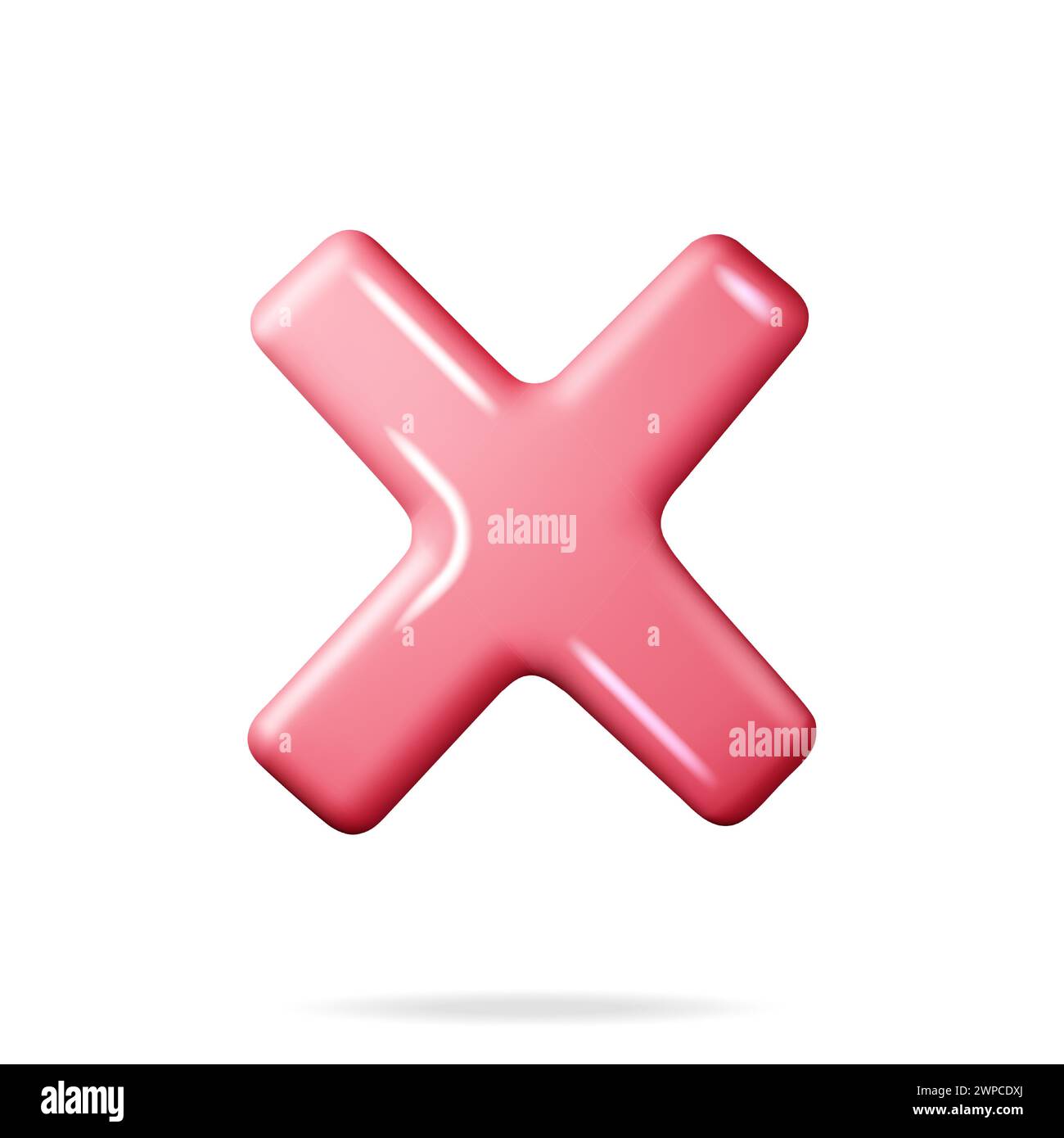 Bouton croix rouge refuser Banque d'images détourées - Page 2 - Alamy