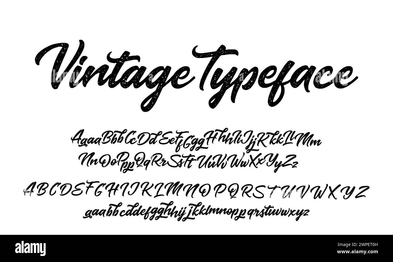 Script alphabet Banque de photographies et d’images à haute résolution ...