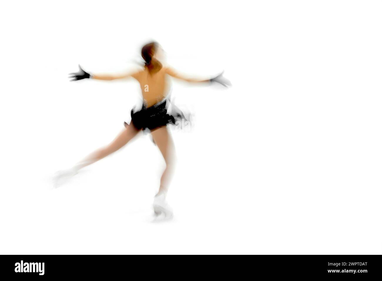 Patineuse artistique Banque d'images détourées - Alamy