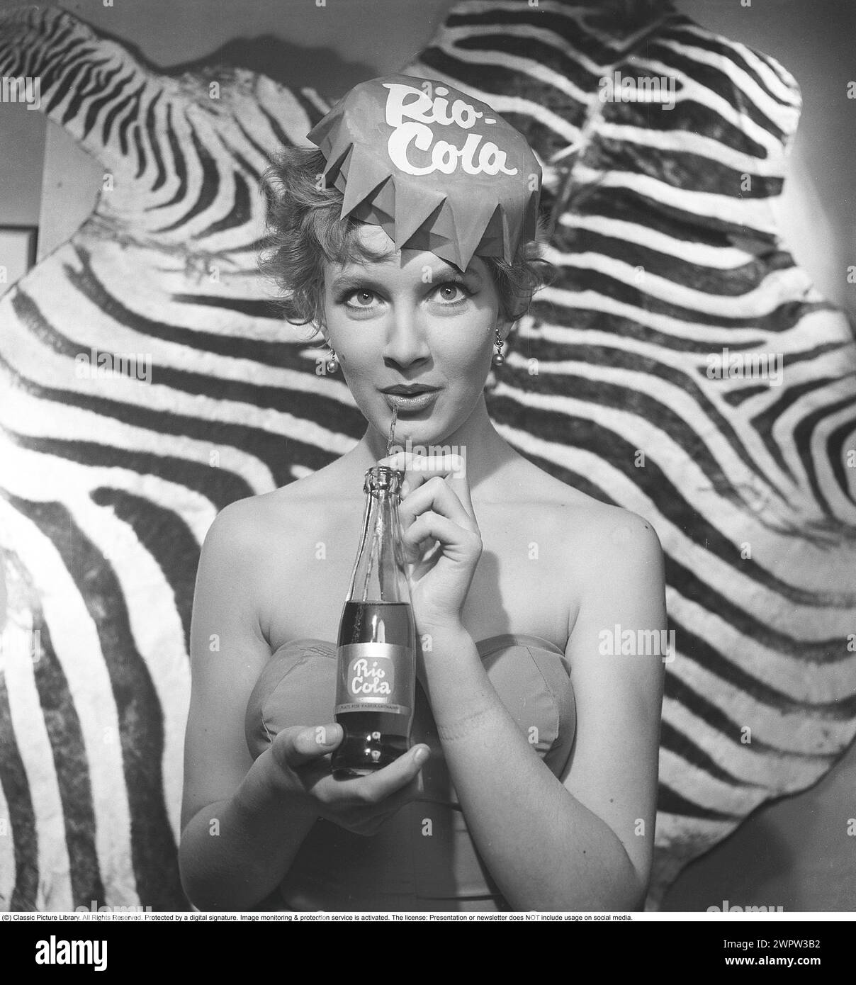 Boissons gazeuses dans les années 1950 Rio Cola est la nouvelle boisson ...