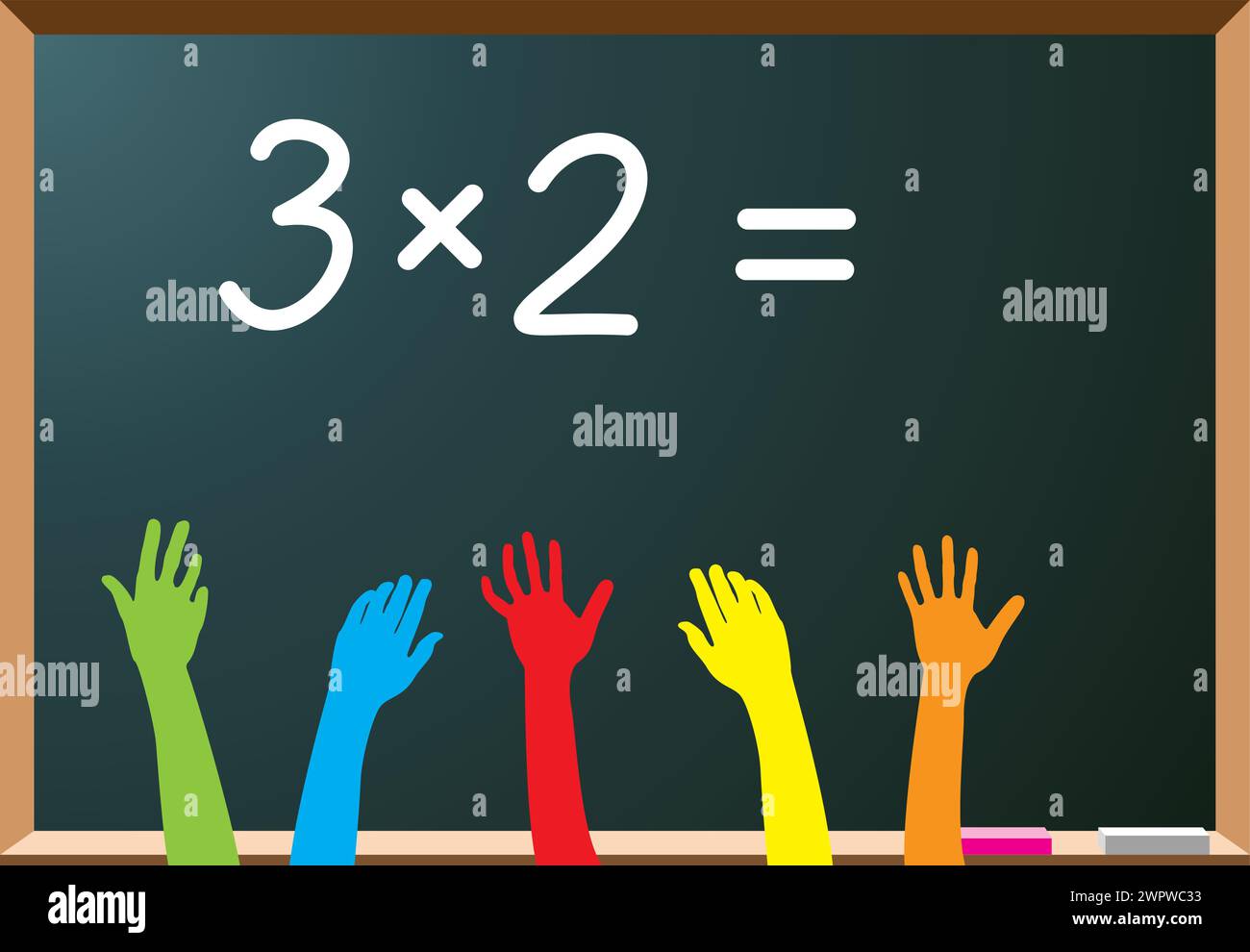 Levant les mains Banque d'images vectorielles - Alamy