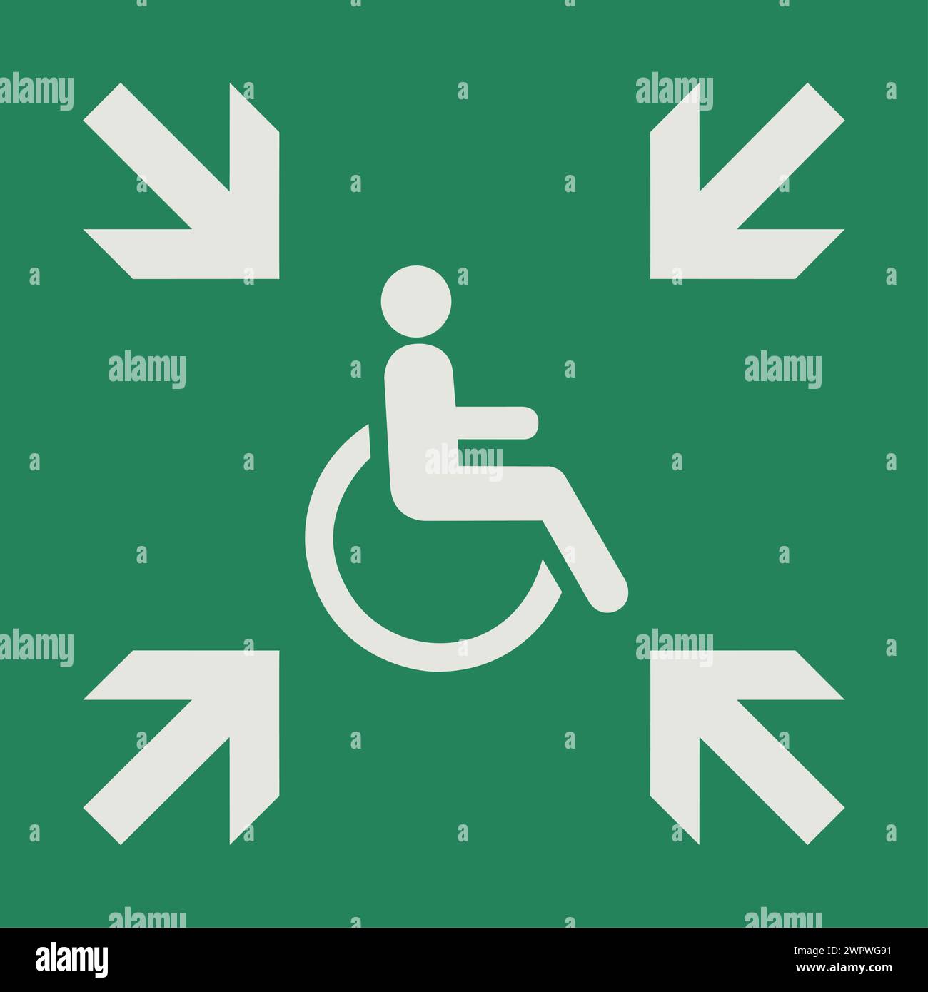 PICTOGRAMME DE SIGNALISATION DE CONDITION DE SÉCURITÉ, ÉVACUATION ...