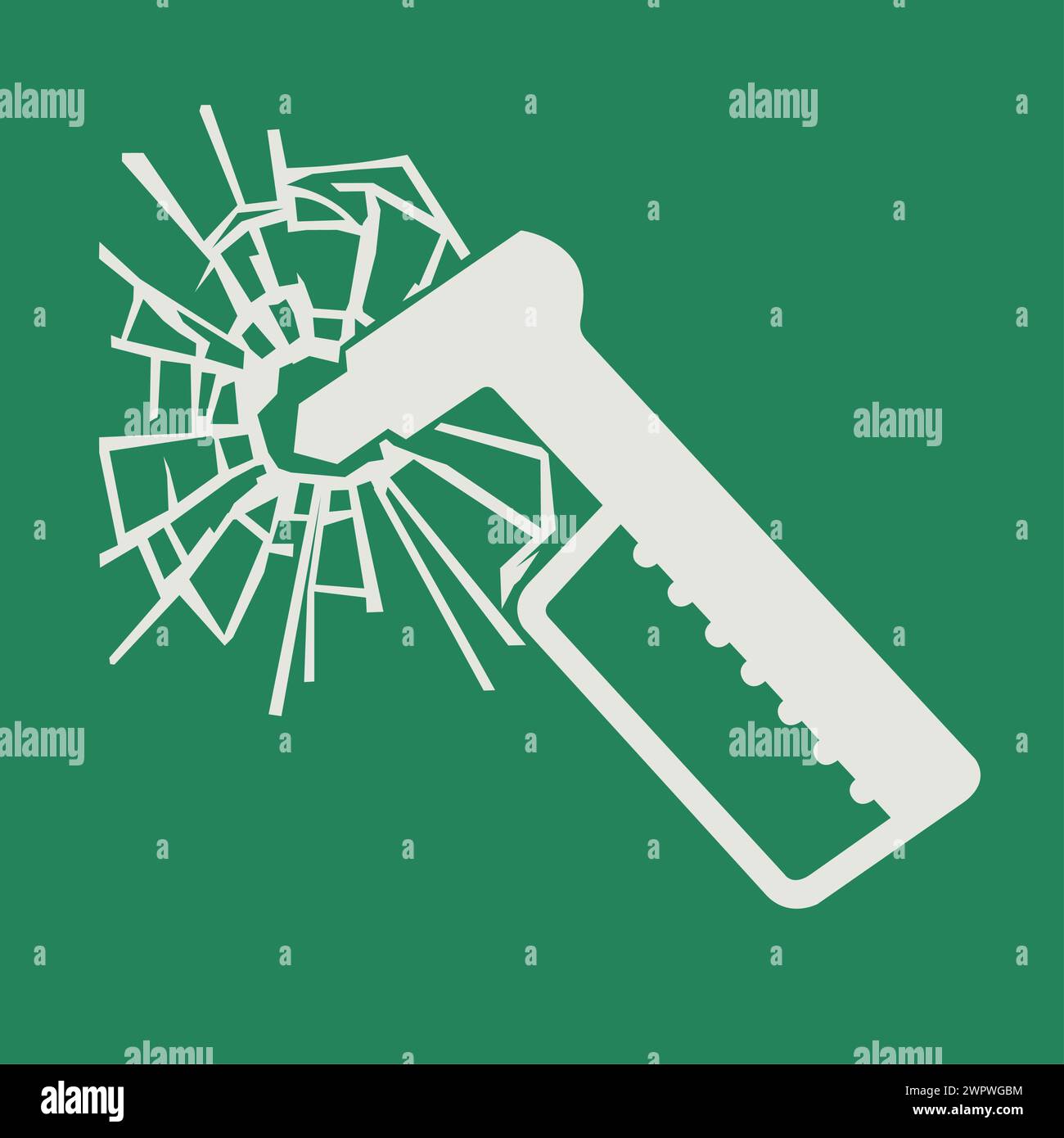 PICTOGRAMME DE SIGNALISATION DE CONDITION DE SÉCURITÉ, MARTEAU DE ...