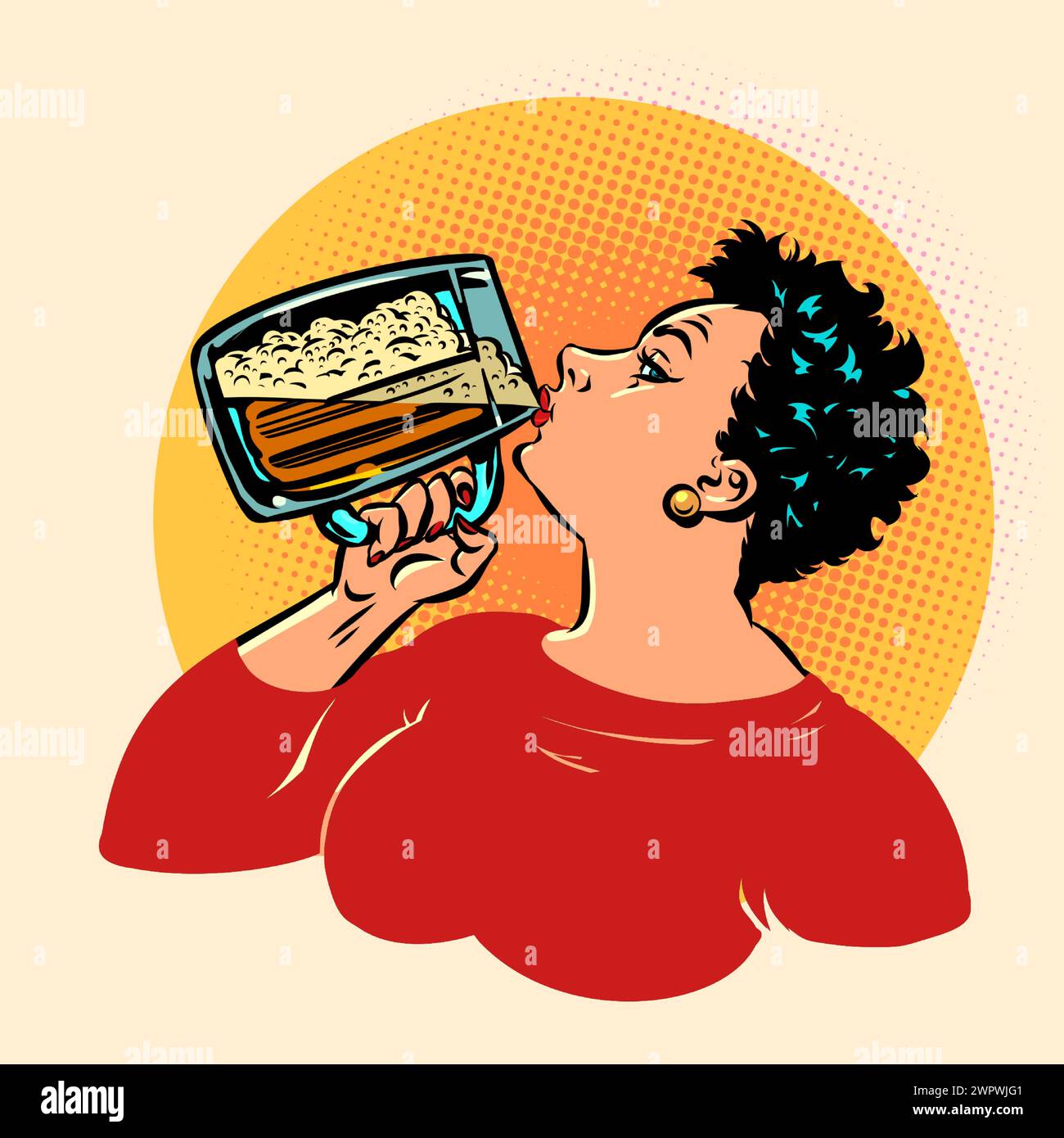 Promotions de boissons Banque d'images vectorielles - Alamy