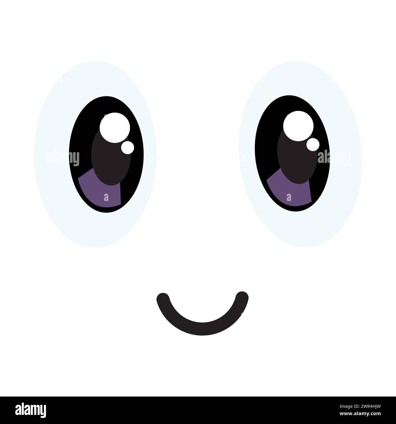 Yeux bouche dessin Banque d'images vectorielles - Alamy