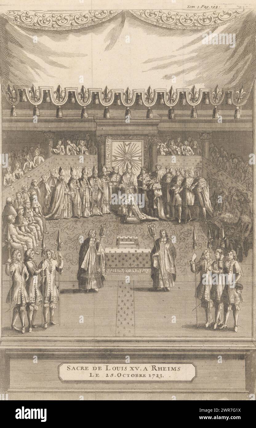 Le sacre de louis xv Banque de photographies et d’images à haute ...