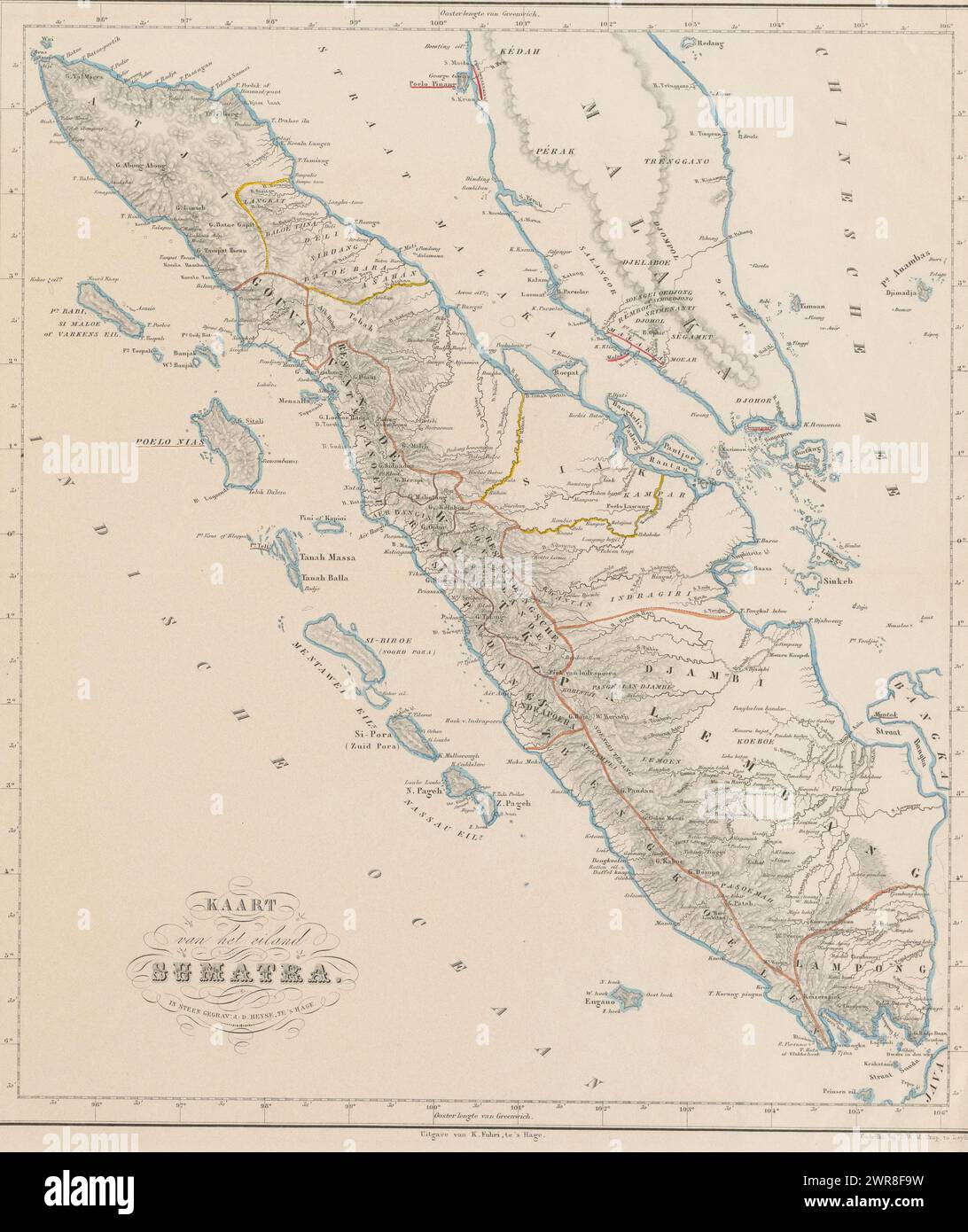 Sumatra map Banque de photographies et d’images à haute résolution - Alamy