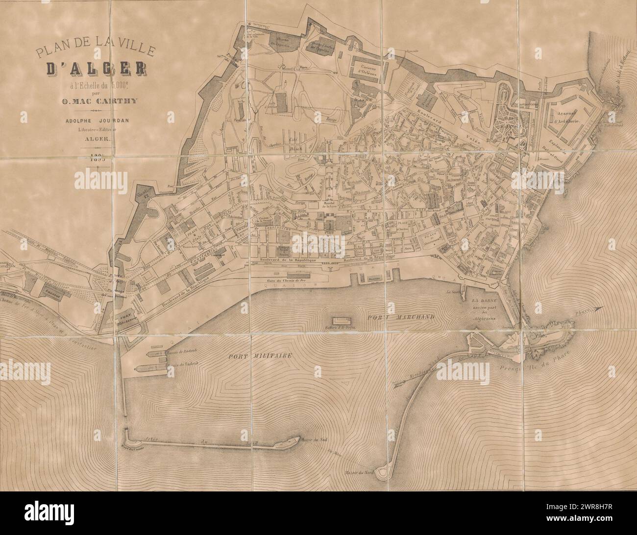 Plan d'alger Banque de photographies et d’images à haute résolution - Alamy