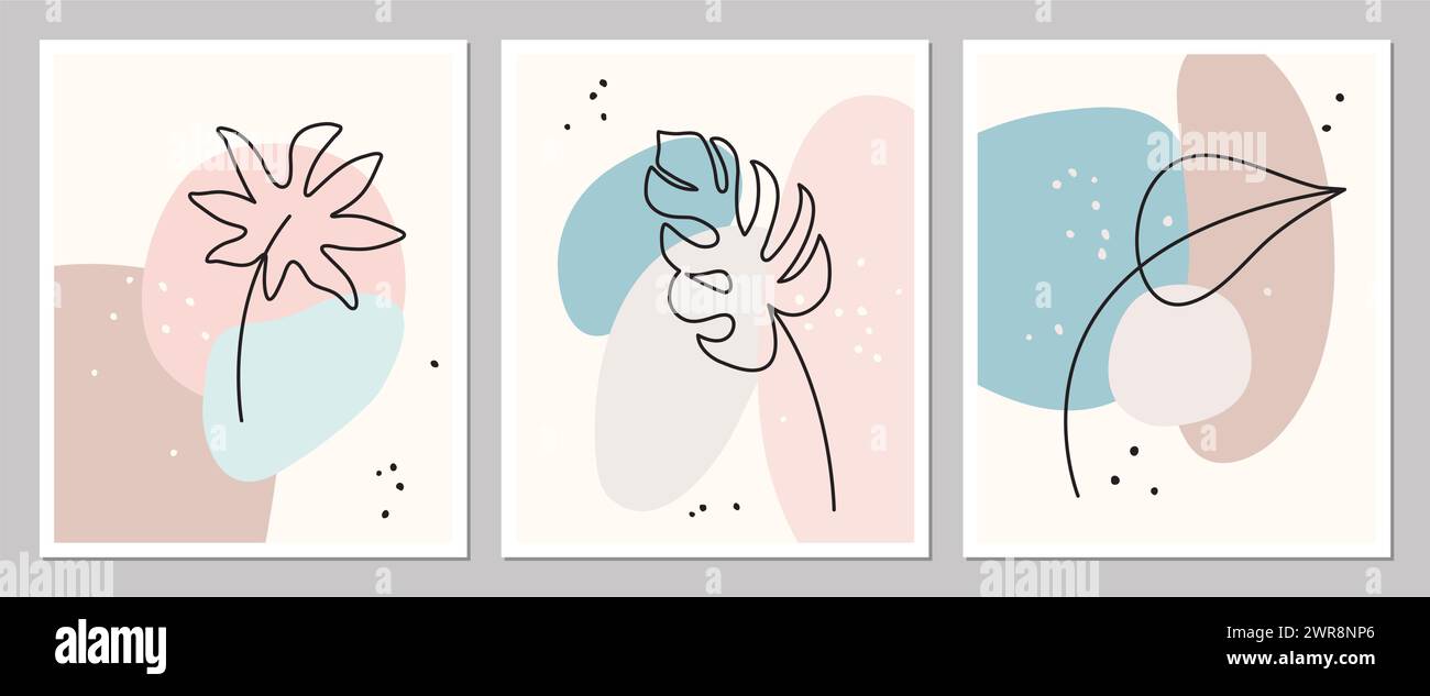 Dessin pastel feuillage Banque de photographies et d’images à haute résolution - Alamy