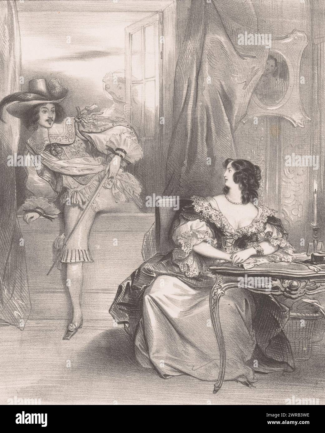 Louise de la valliere et louis xiv Banque de photographies et d’images ...