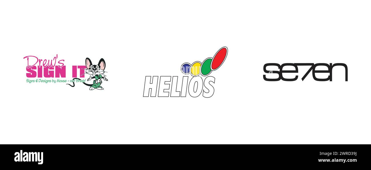 Logo helios Banque d'images vectorielles - Alamy