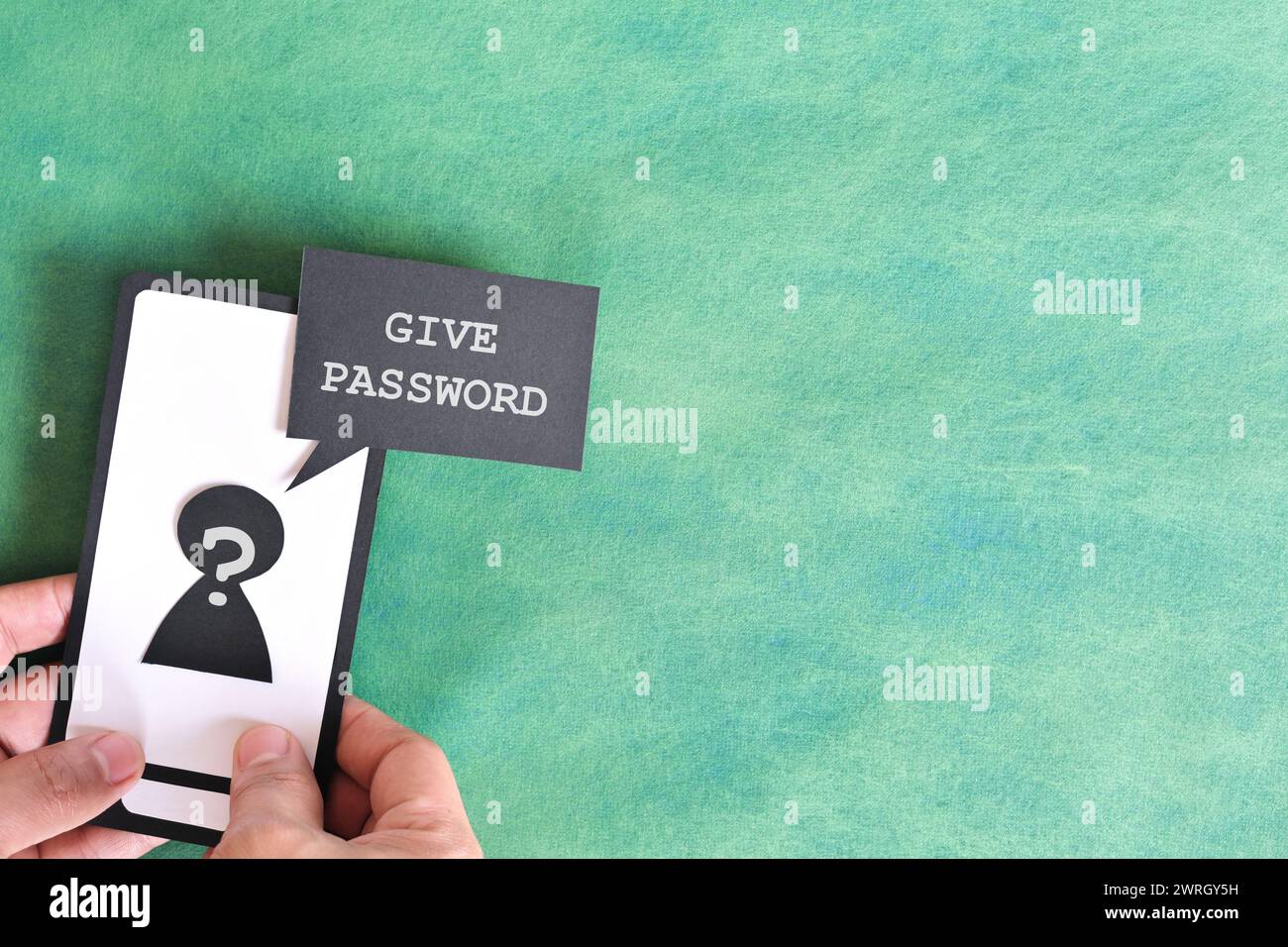 Envoyer un message texte de mot de passe smishing concept d'arnaque ...