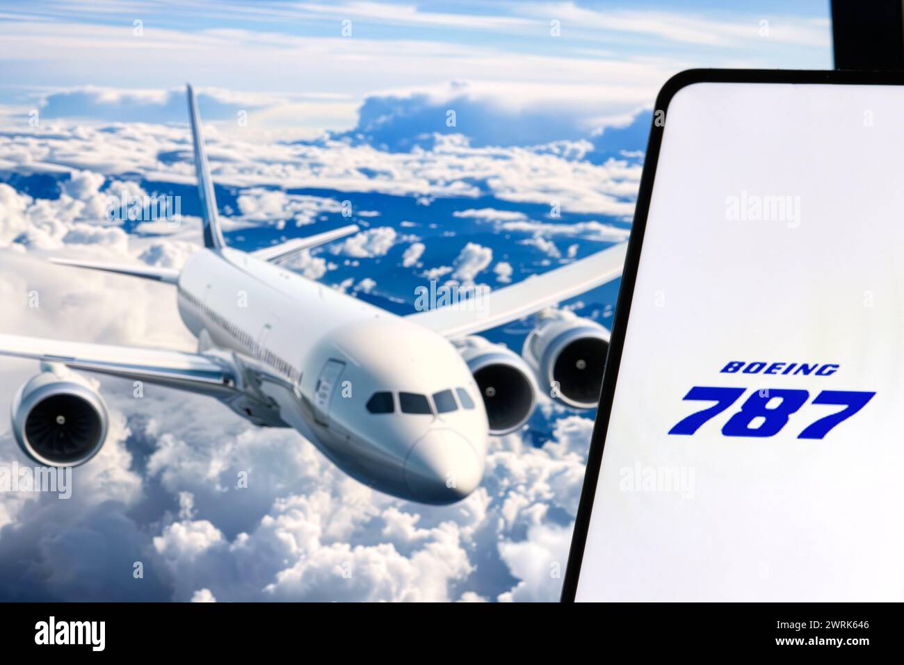 Boeing 787 boeing logo Banque de photographies et d’images à haute ...