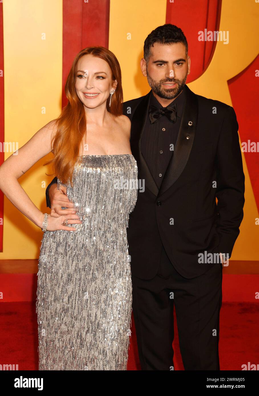 BEVERLY HILLS, CALIFORNIE - 10 MARS : Lindsay Lohan et Bader Shammas ...
