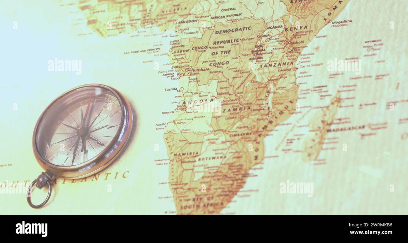 Carte des pays africains Banque de photographies et d’images à haute ...