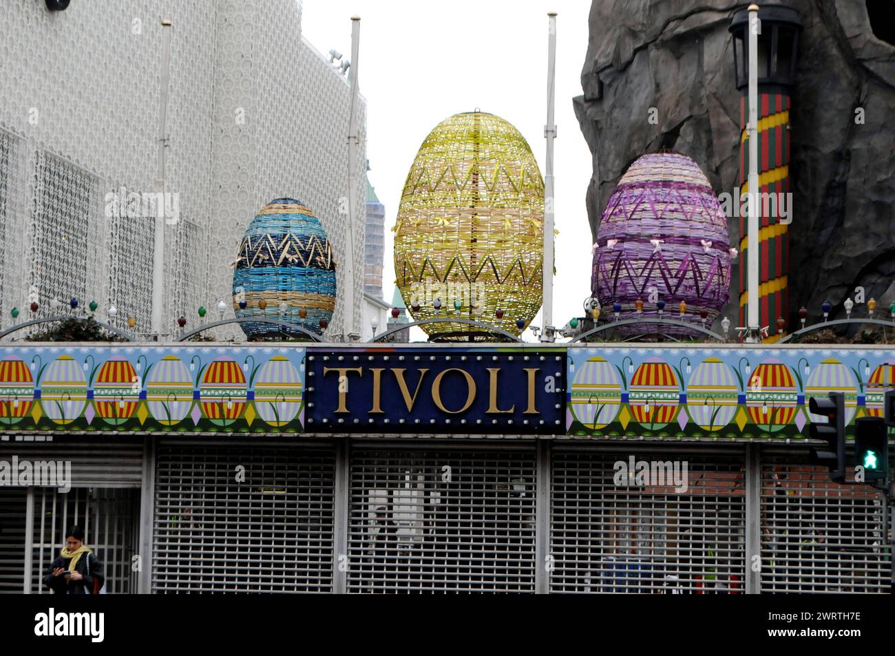Copenhague, Danemark /14 mars 2024/Danemark jardin célèbre et mosty le ...