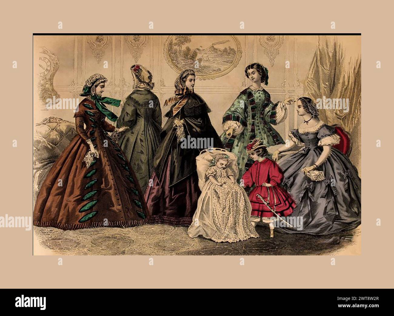 La mode fille victorienne la mode des filles Banque de photographies et ...
