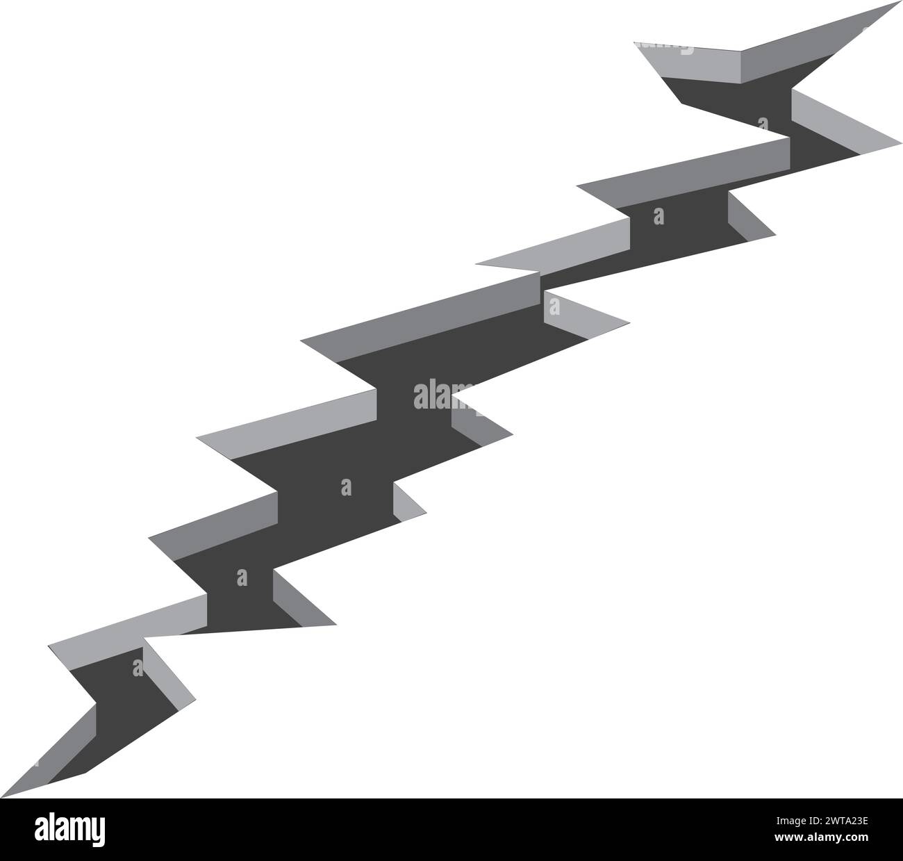 Surface de fracture Banque d'images noir et blanc - Alamy