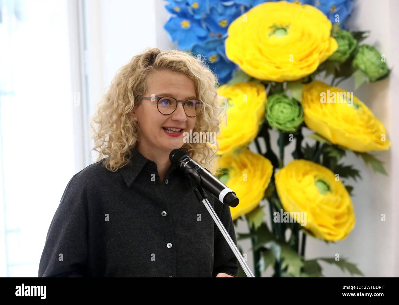 Non exclusif : RÉGION DE KIEV, UKRAINE - 15 MARS 2024 - la ministre de ...