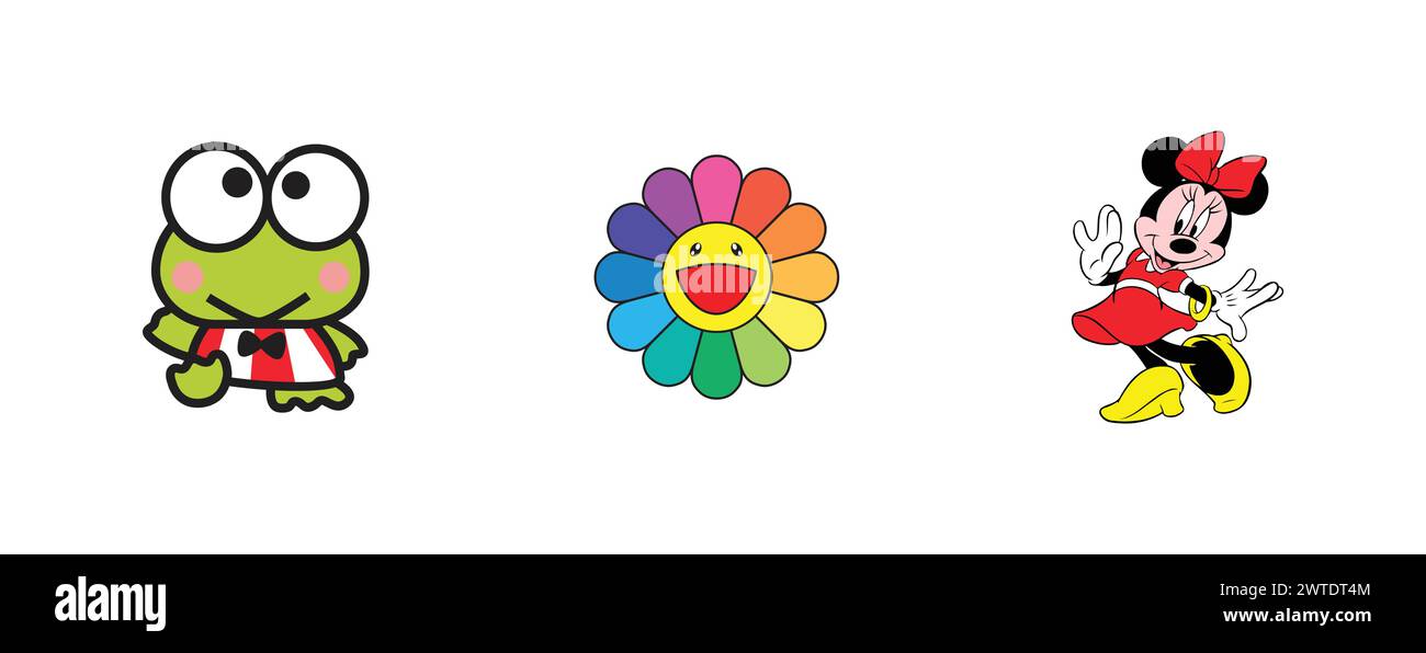 Logo takashi murakami Banque d'images détourées - Alamy