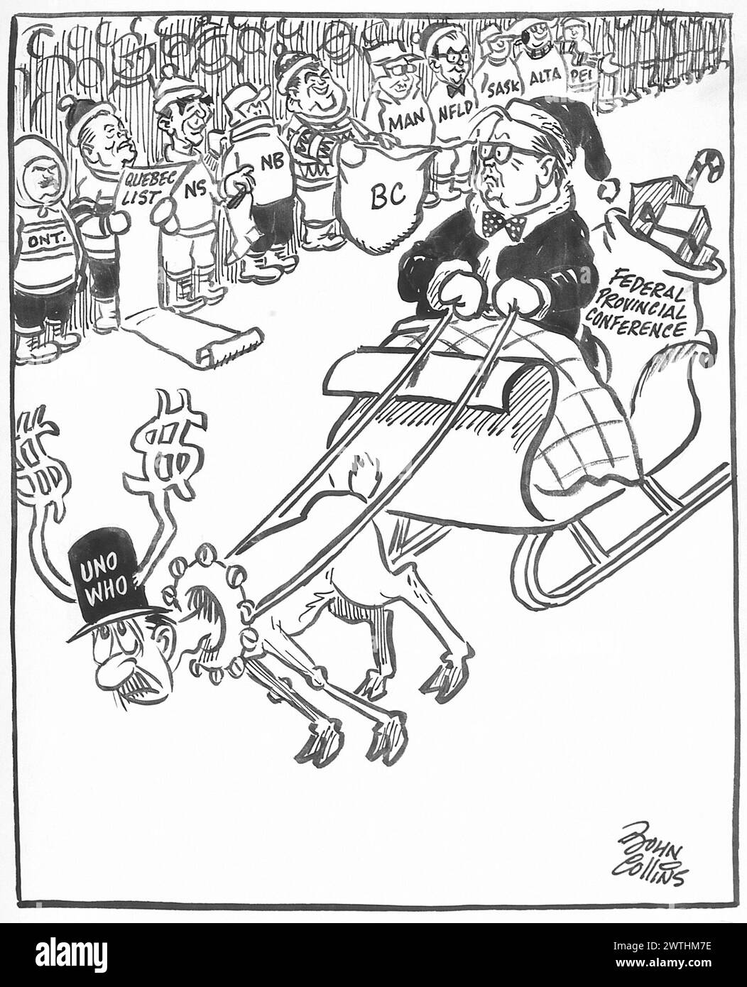 Père noel dessiné Banque d'images noir et blanc - Alamy
