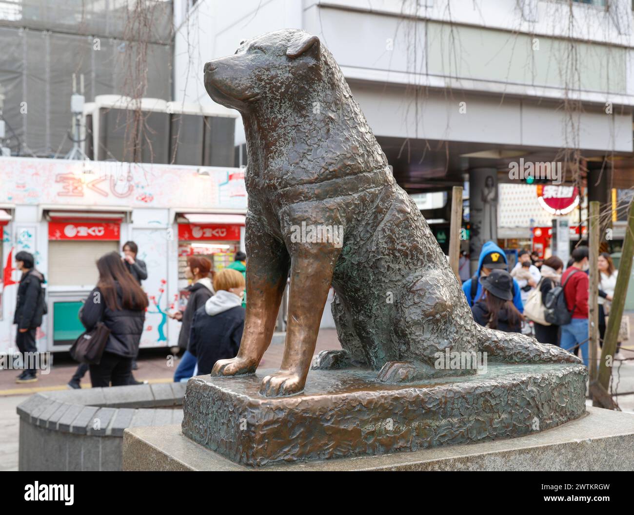 Statue de chien hachiko shibuya Banque de photographies et d’images à ...