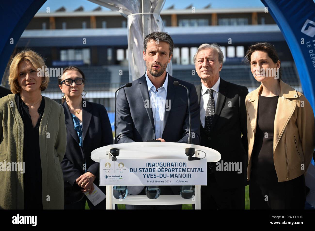 Tony Estanguet, président du comité d’organisation des Jeux Olympiques ...