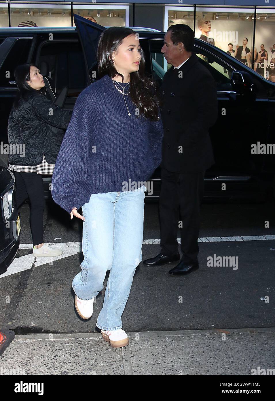 20 mars 2024 Kaylee Hottle sur Good Morning America pour parler du ...