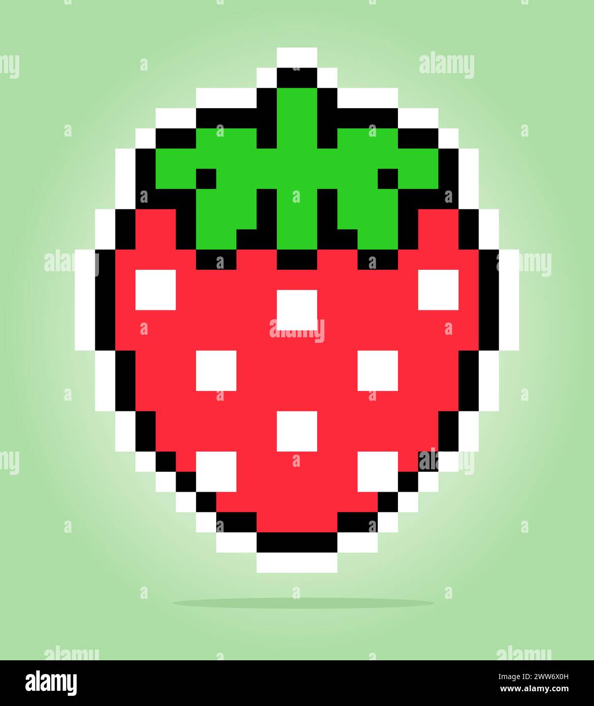 Pixel fraise Banque de photographies et d’images à haute résolution - Alamy