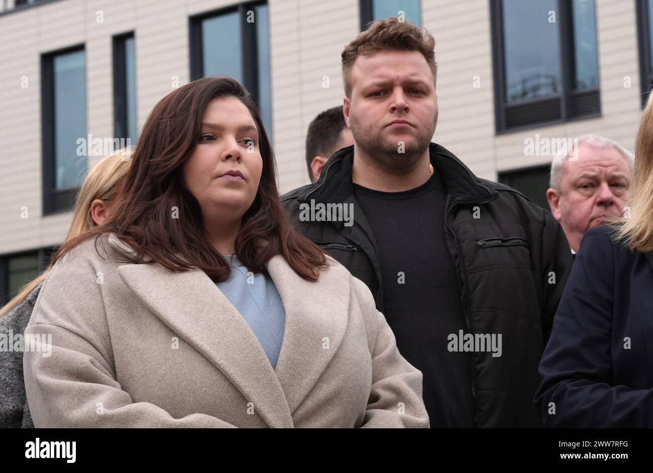 Ellie et Harry Baxter, fils et fille de Stephen, 61 ans, et Carol, 64 ...