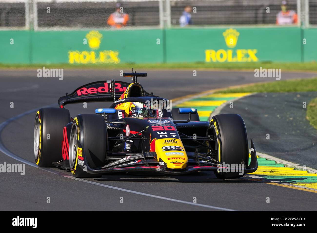 20 HADJAR Isack (fra), Campos Racing, Dallara F2 2024, action lors de ...