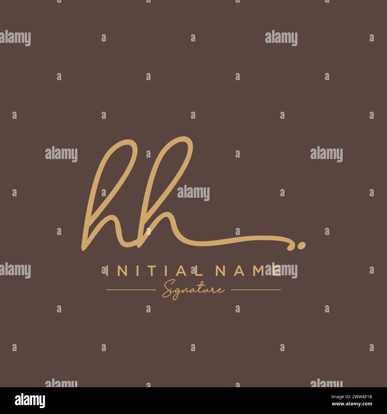 Hh logo Banque d'images vectorielles - Alamy