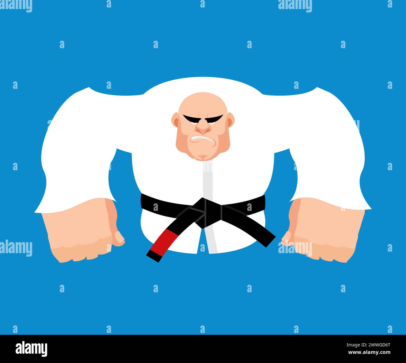 Homme japonais barbu Banque d'images vectorielles - Alamy