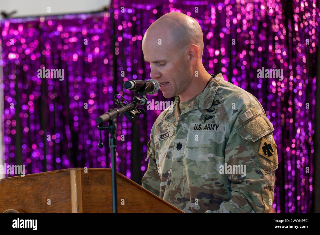 Le lieutenant Col. Brent Weece, commandant de la Force opérationnelle ...