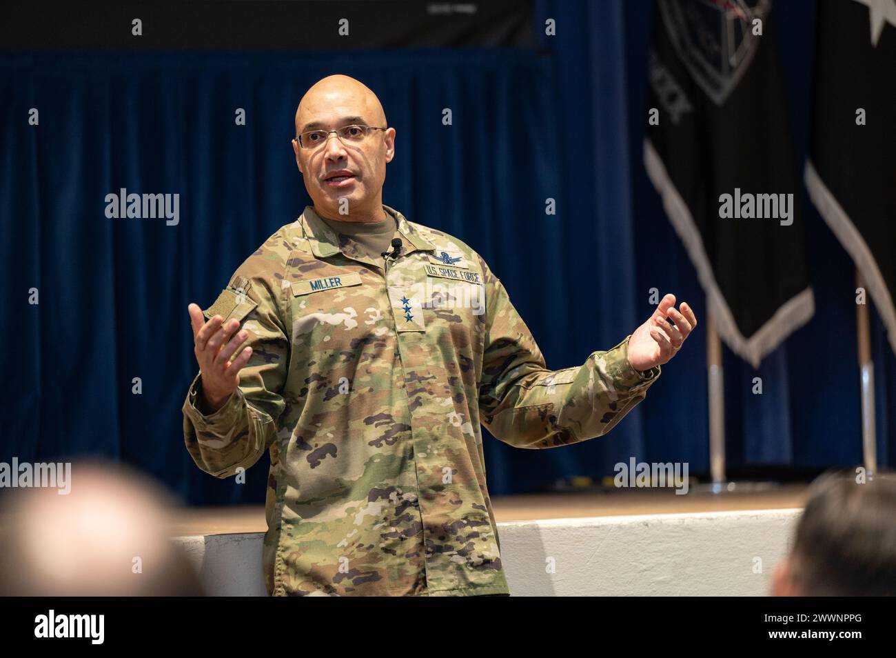 U.S. Space Force Lt. Gen. David N. Miller, Jr., commandant du ...