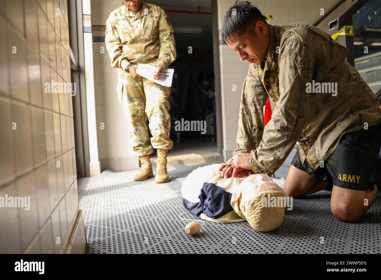 Le sergent d'état-major Juan Garcia, affecté au bataillon de ...