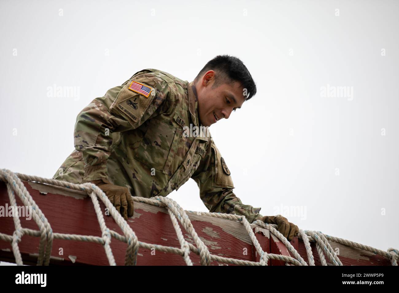 Le sergent d'état-major Juan Garcia, affecté au bataillon de ...