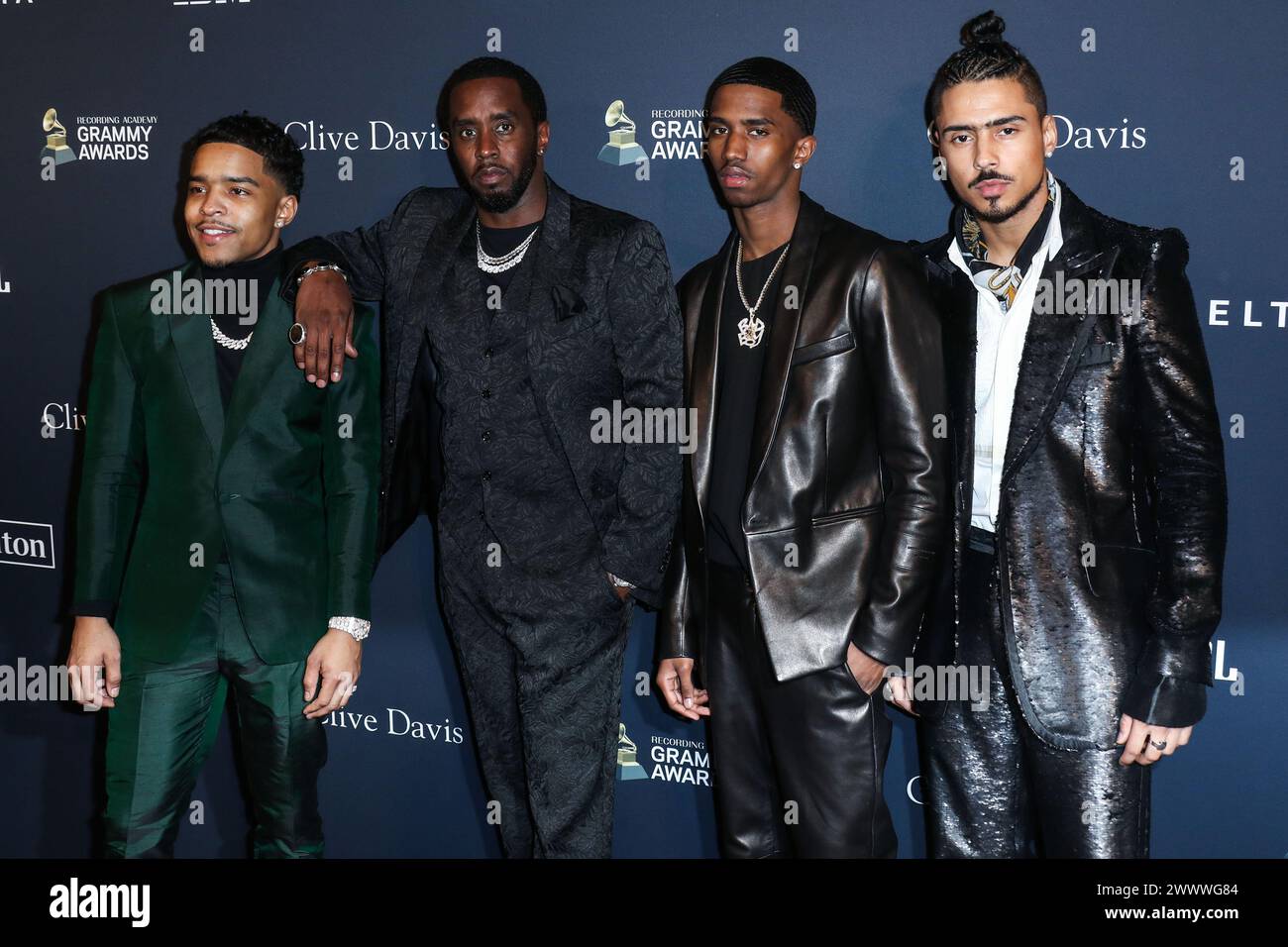 Sean p diddy combs and justin dior combs Banque de photographies et d ...