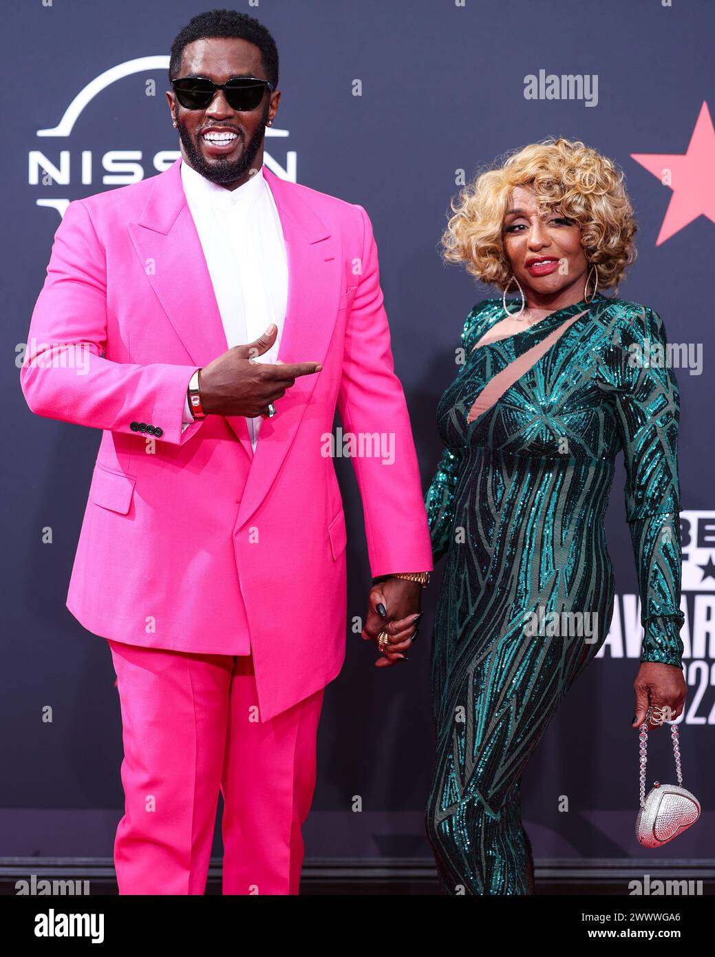 P diddy and mother janice Banque de photographies et d’images à haute ...