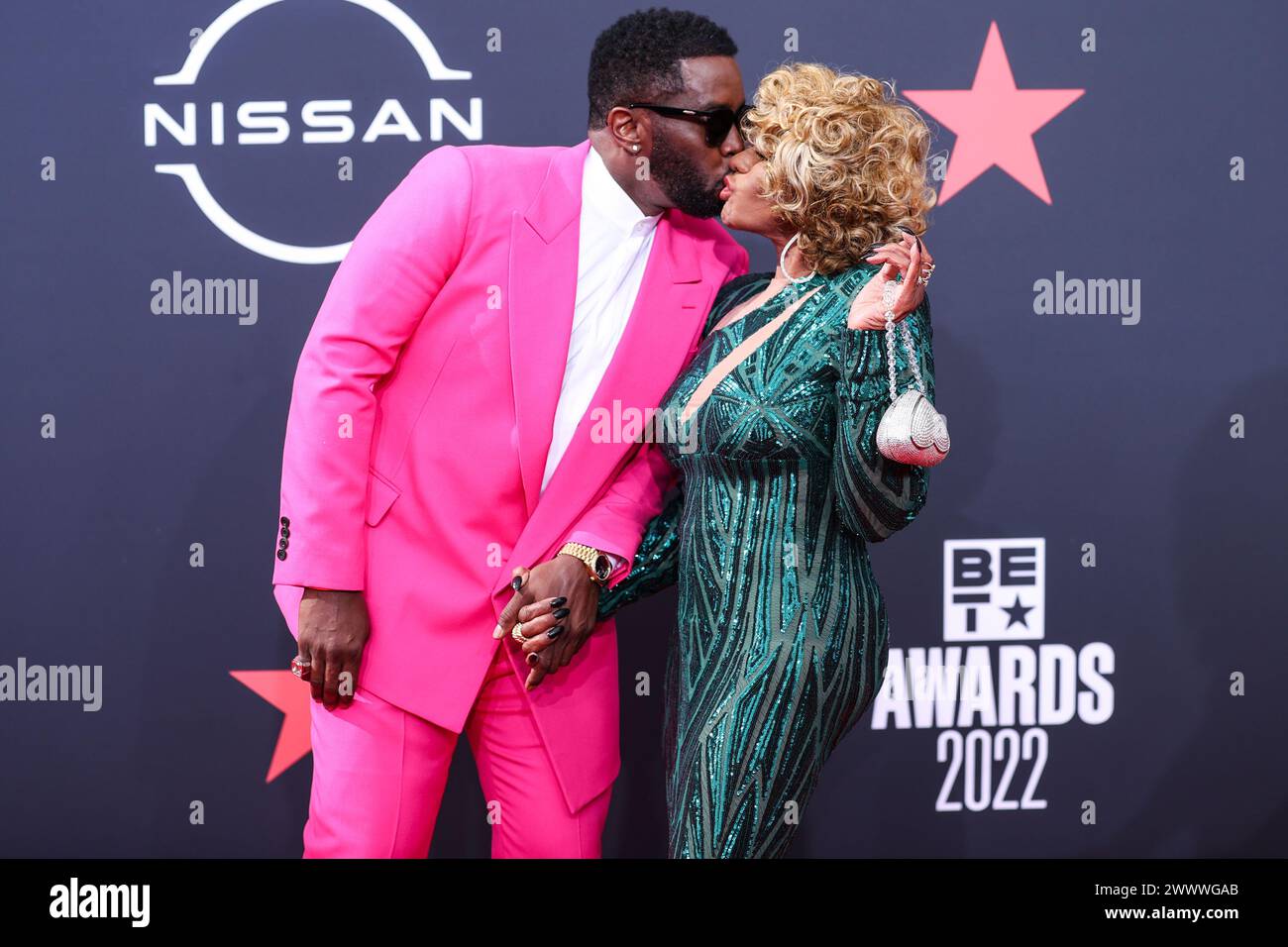 P diddy and mother janice Banque de photographies et d’images à haute ...