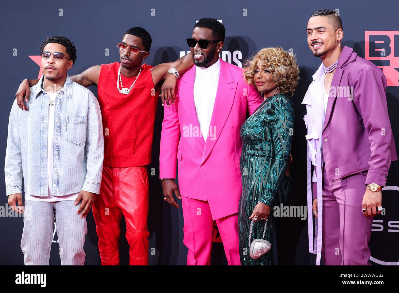 Sean p diddy combs and justin dior combs Banque de photographies et d ...