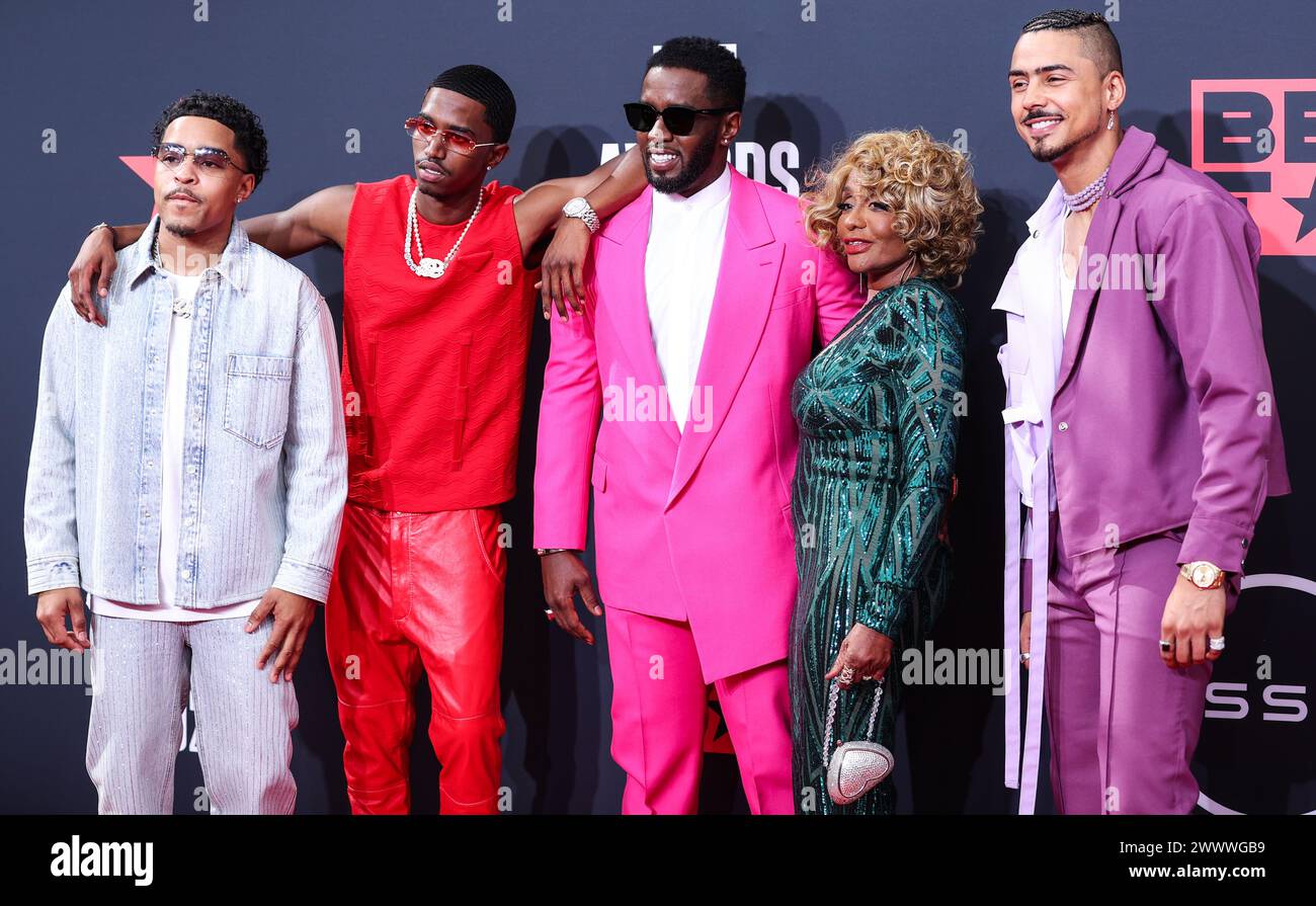 Sean p diddy combs and justin dior combs Banque de photographies et d ...